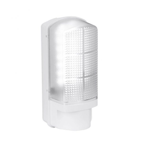 Enlite UTILITEX IP44 7W LED Security Bulkhead with PIR - White