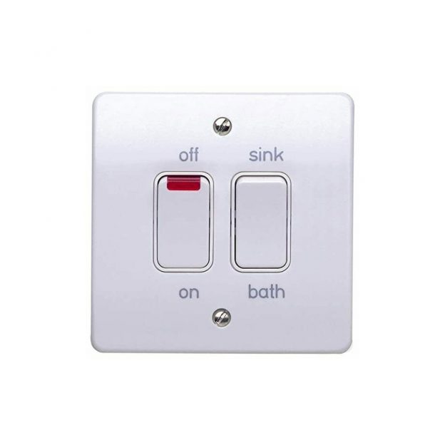 MK LOGIC White 20A Dual Immersion Switch - Xpress Electrical