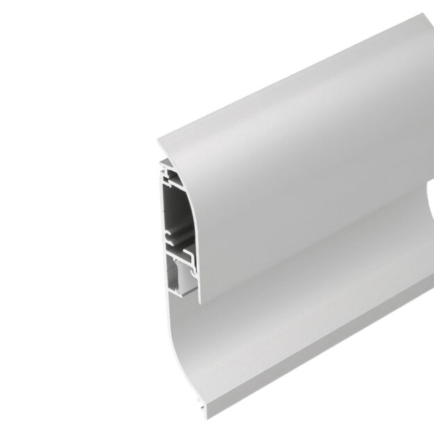 SKIRT10 Skirting Aluminium LED Profile Front & Back Plate, 2 Meters
