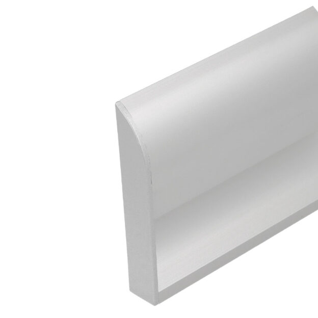 SKIRT10 Skirting Aluminium LED Profile Front & Back Plate, 2 Meters